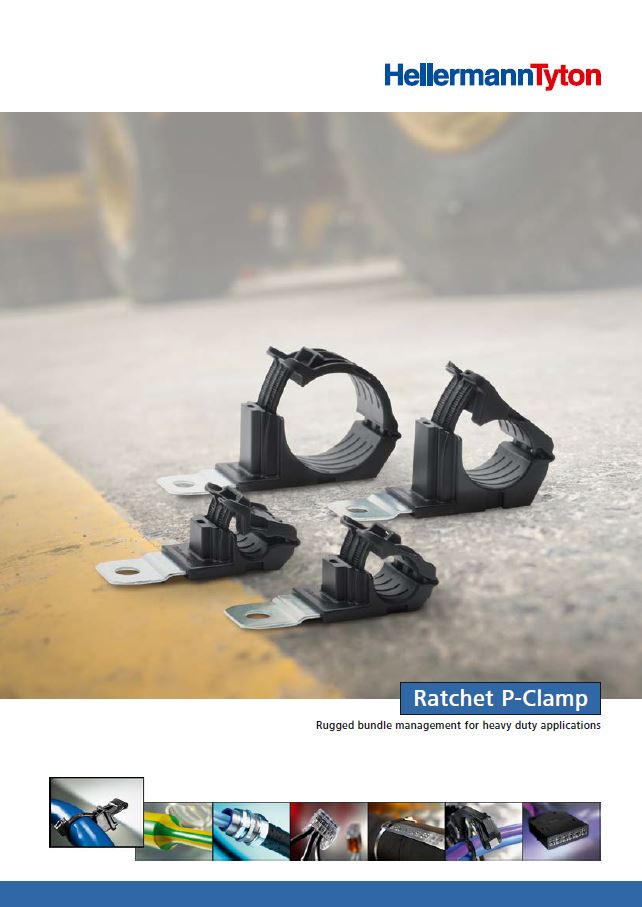 P-clamps for mounting wires, cables, hoses, pipes | HellermannTyton