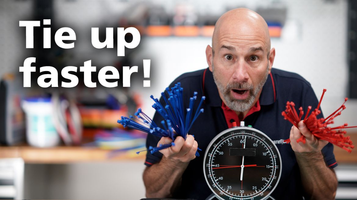 Cable tie guns: manual, pneumatic, automatic