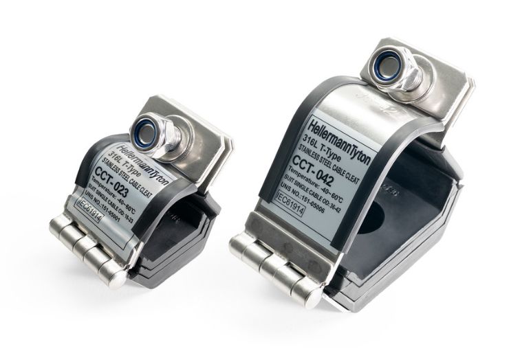 Electrical cable cleats for low, medium and high voltage