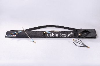 Cable puller tool for electricians to easily route cables