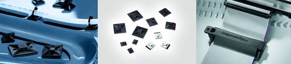 Cable tie mounts: self-adhesive fixing solutions