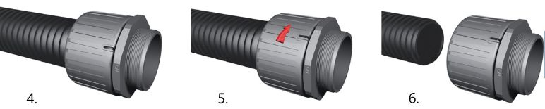 Corrugated tubing, convoluted tubing