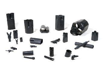 Heat-shrinkable boots: 3-way, Y and T moulded shapes