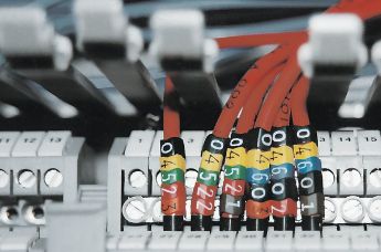 Cable labels, wire labels for industrial identification
