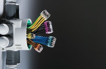 Push-in wire connectors for electricians