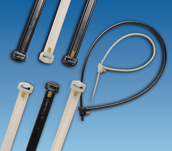 Cable tie locked by glass fibre pin KR8/43 (121-74360) | HellermannTyton