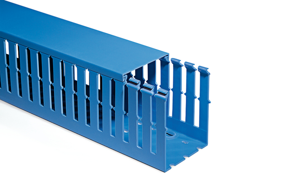 Blue PVC Wiring Ducts HTWD-PWB-25X60 (181-10137) | HellermannTyton