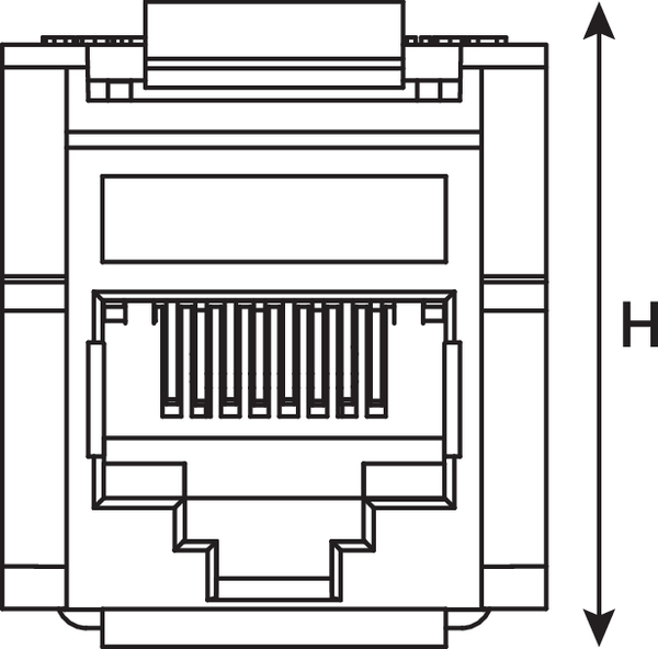 Keystone Jacks RJ11FC3 (852-25003)