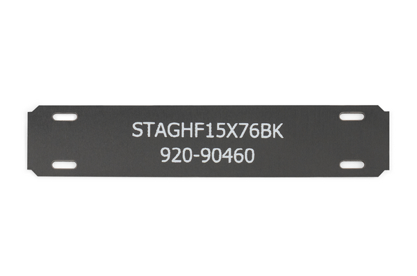 Identification tags for cable bundle, thermal transfer, ladder-style ...